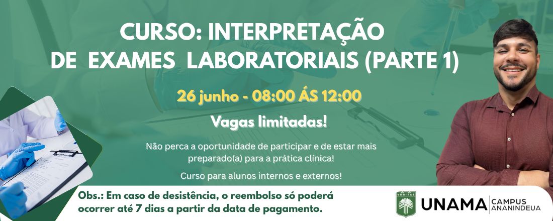Curso: Interpretação de exames laboratoriais - parte 1