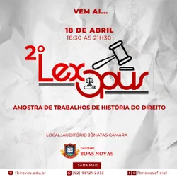 2° Lex Opus: Amostra de Trabalhos de História do Direito