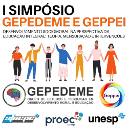 I SIMPÓSIO GEPEDEME E GEPPEI - DESENVOLVIMENTO SOCIOMORAL NA ...