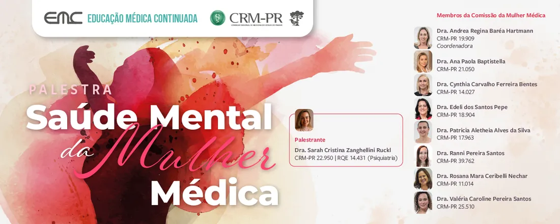 Ciclo de Palestras: Saúde Mental da Mulher Médica
