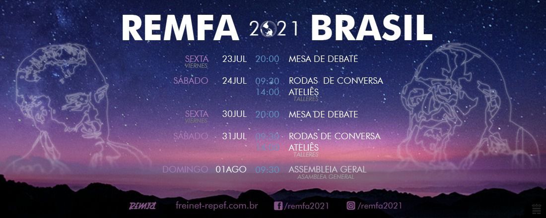 REMFA 2021: diálogo entre Freinet e Freire