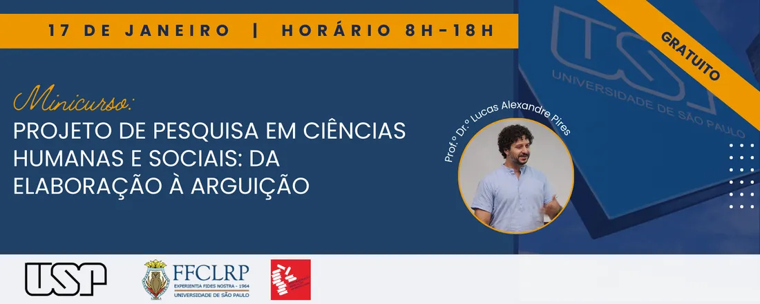 Minicurso -Projeto de Pesquisa em Ciências Humanas e Sociais: da ...