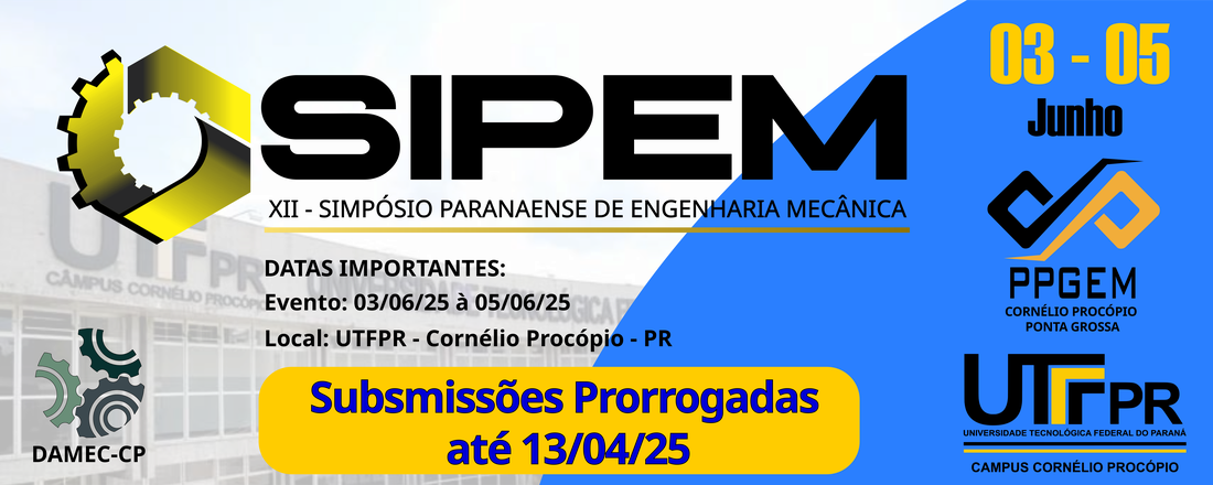 XII SIPEM - Simpósio Paranaense de Engenharia Mecânica