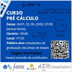 Curso de pré cálculo