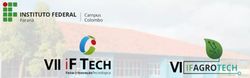 VII IFTECH e VI IFAGROTECH
