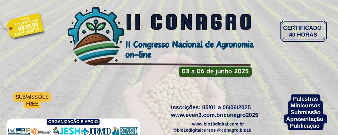 II Congresso Nacional de Agronomia On-line (II CONAGRO)