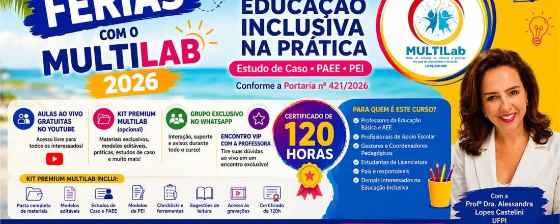Férias com o MULTILab 2026: Curso Online - "Educação Inclusiva na ...